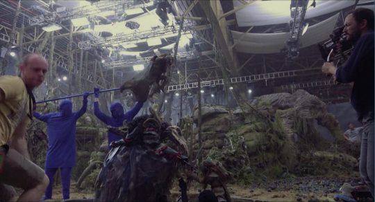 Behind the Scenes: Dark Crystal – Age of Resistance Set Visit! - Disney ...