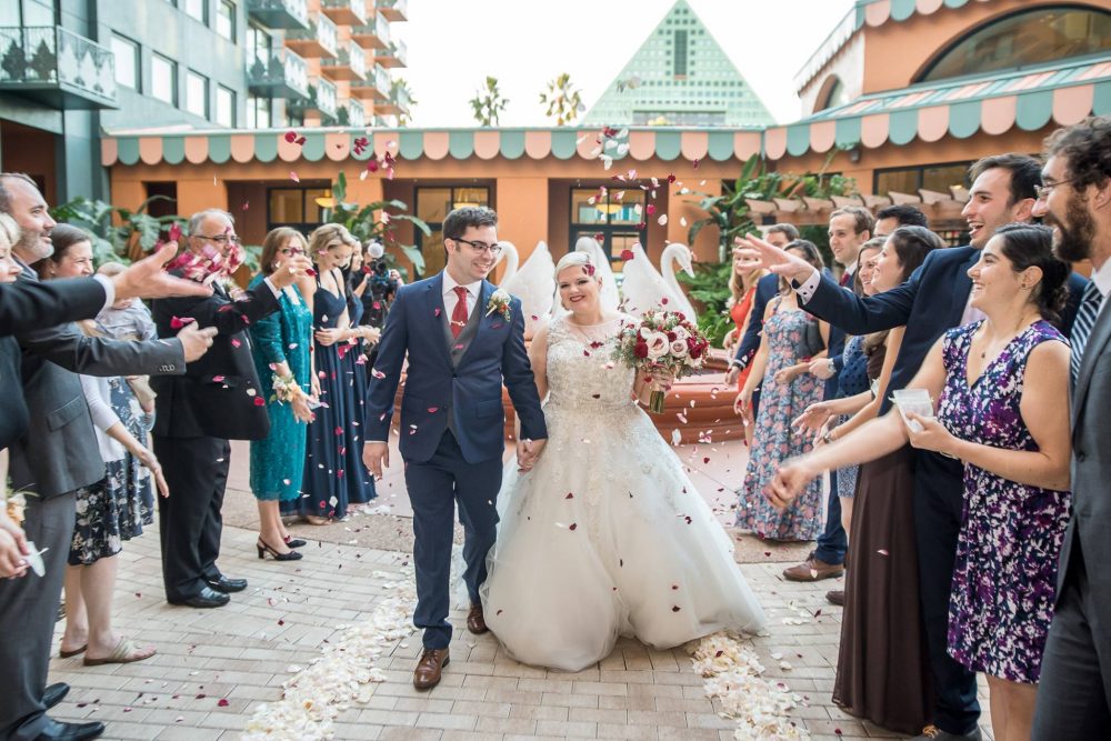 Swan & Dolphin Wedding Spotlight: Amanda & Jamie - Disney Wedding Podcast