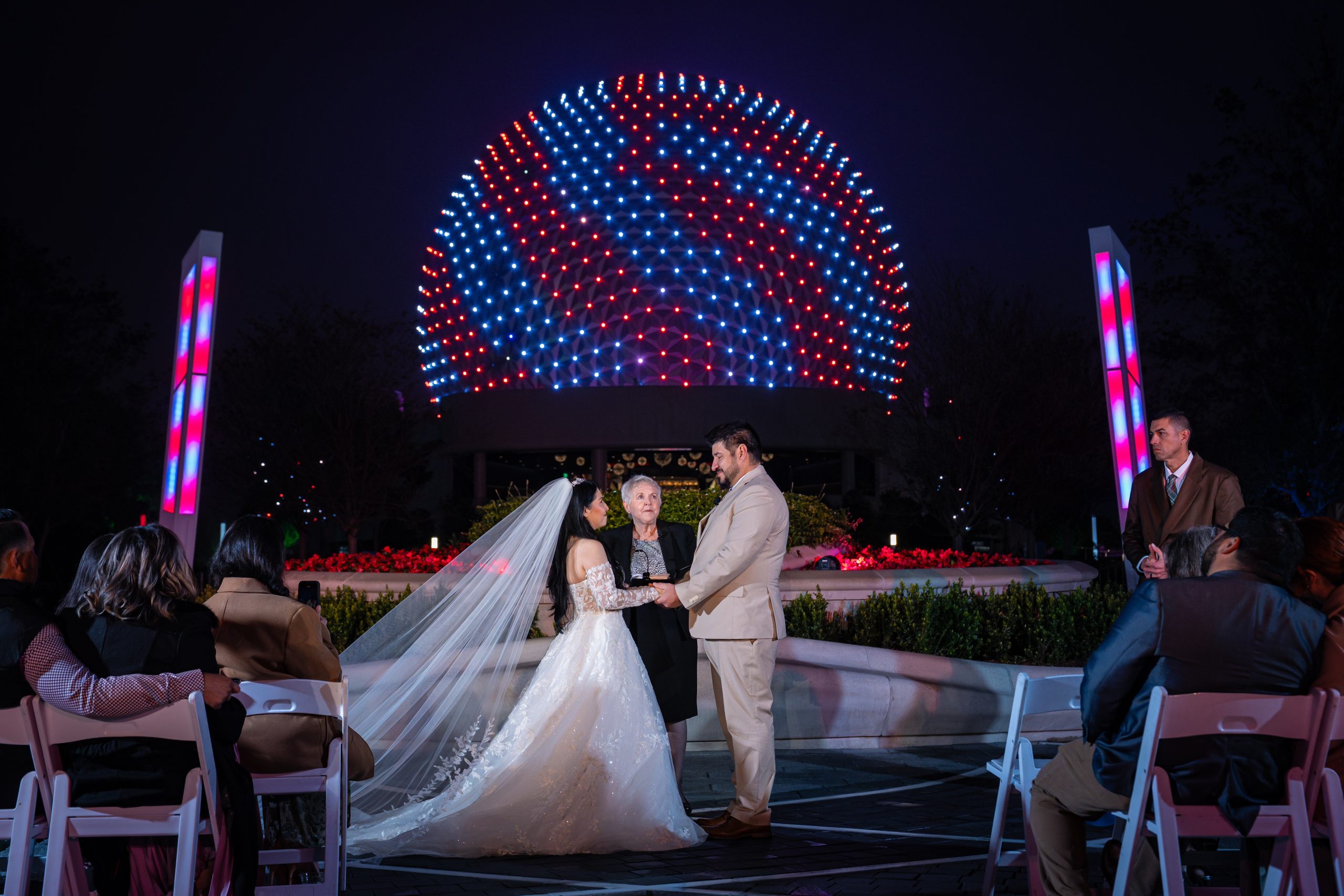 Sandra & Jesus' EPCOT World Celebration Gardens Wedding - Disney ...